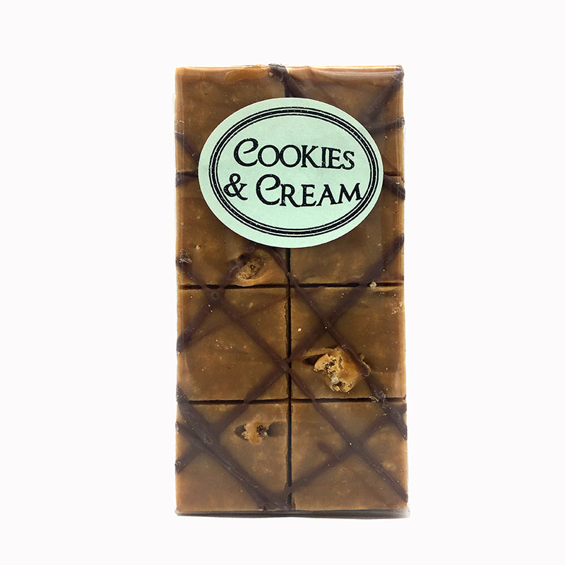 OLD FASHIONED COOKIES & CREAM FUDGE 8PC – Kandy 4 U